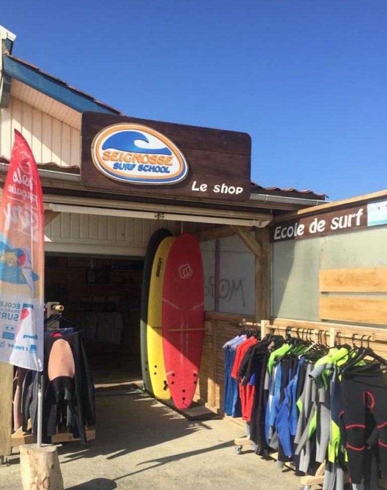 SEIGNOSSE SURF SHOP boutique école de surf seignosse, hossegor 40